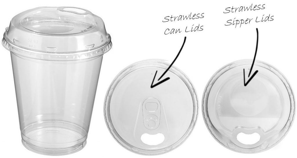 ‘Strawless' PET lids as an alternative to plastic straws - Bordex Packaging